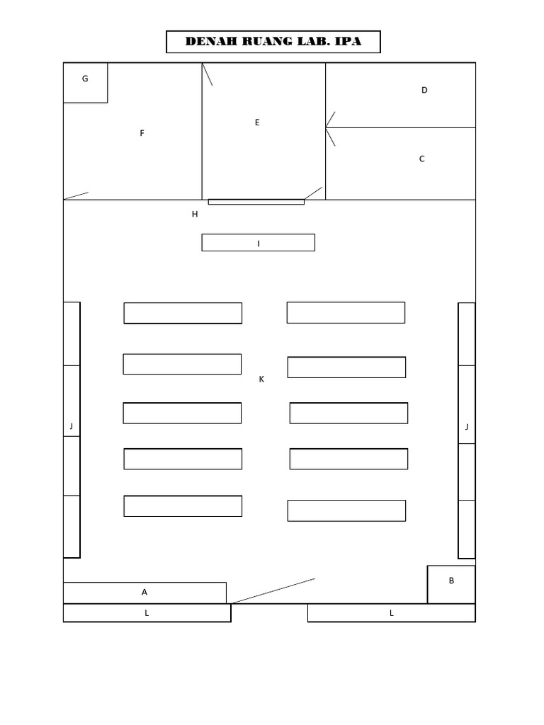 Denah Ruang Lab Ipa | PDF