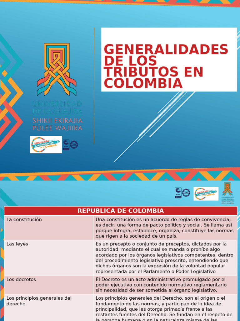 Generalidades Tributos | PDF