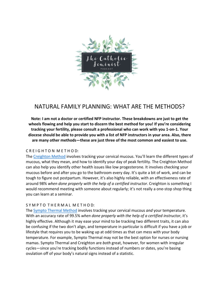 NFP Method Breakdown | PDF