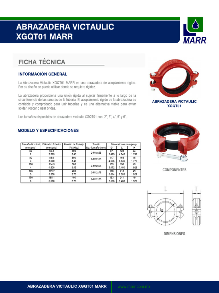 Abrazadera Victaulic | PDF