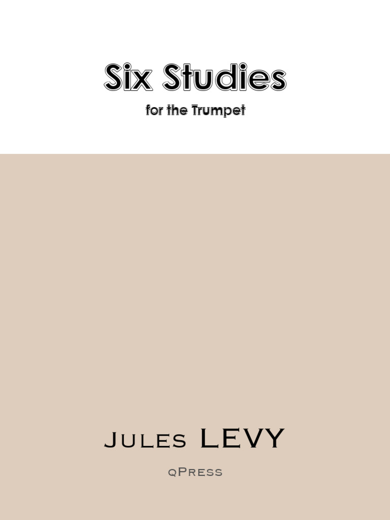 Six Trumpet Studies by Jules Levy | PDF