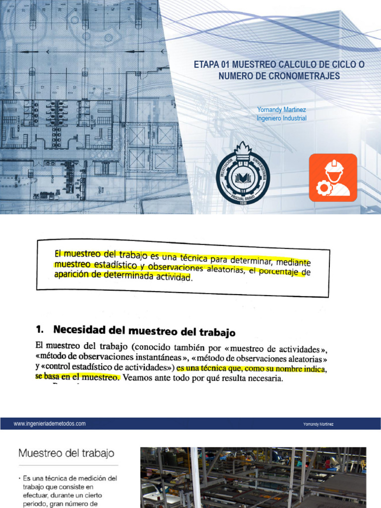 Etapas Estudio De Tiempos Pdf