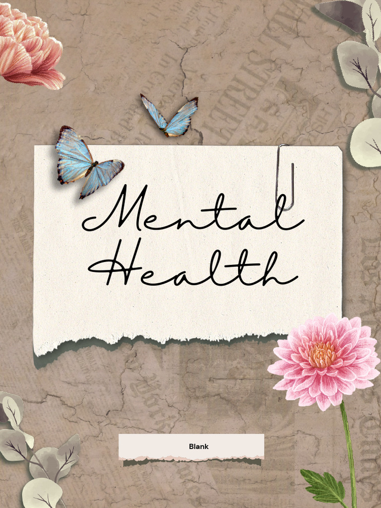 Mental Health Reflection Paper | PDF