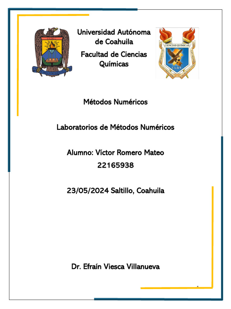Metodos Numericos Laboratorios | PDF
