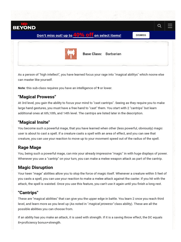 Mage Musclé | PDF