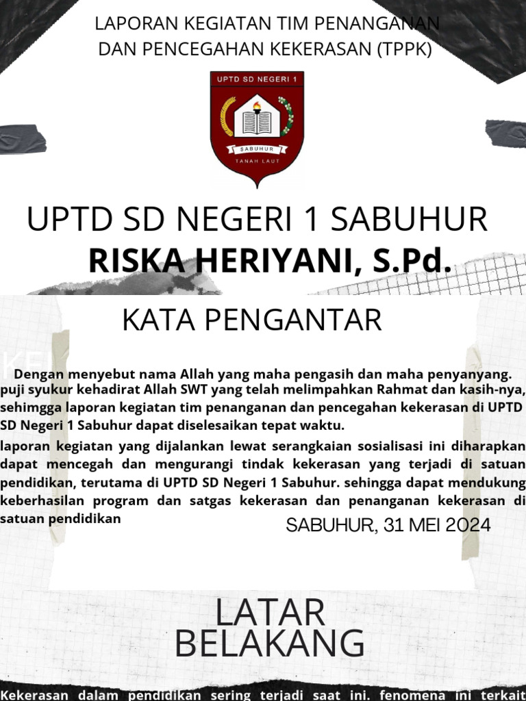 Laporan TPPK Riska Heriyani Fiks PDF | PDF