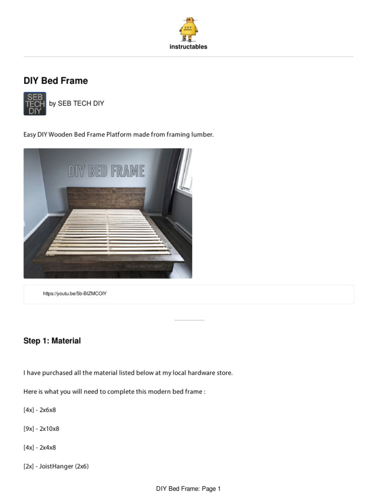 DIY-Bed-Frame | PDF