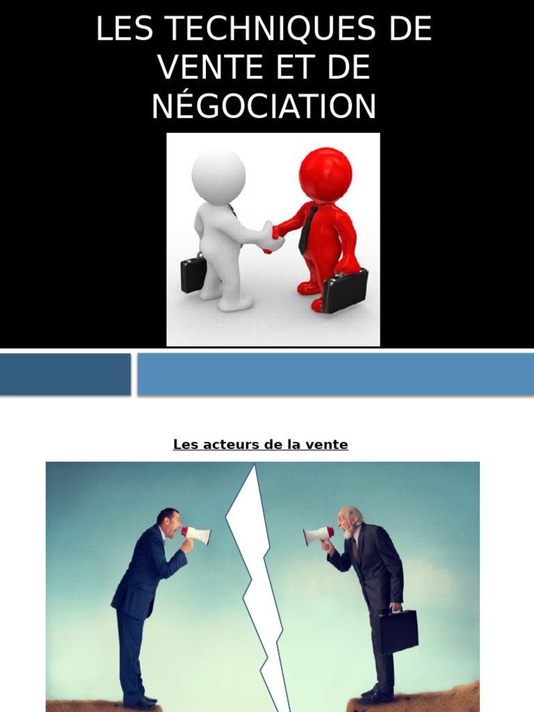 Présentation Techniques de Vente | PDF