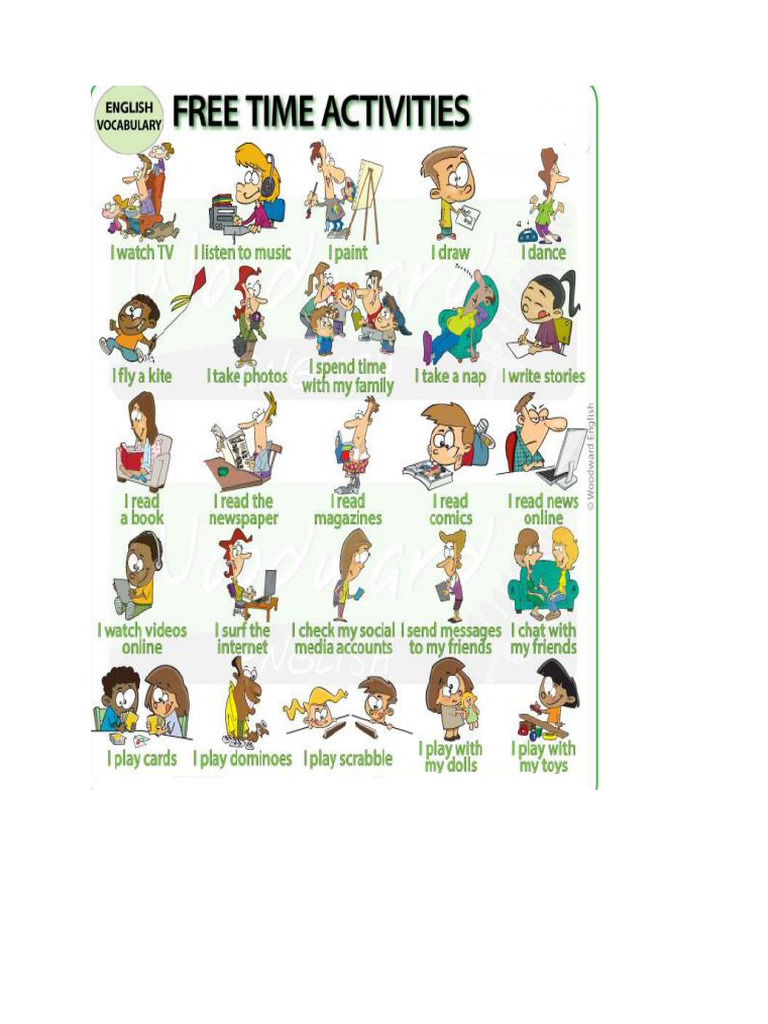 Free Time Activities | PDF