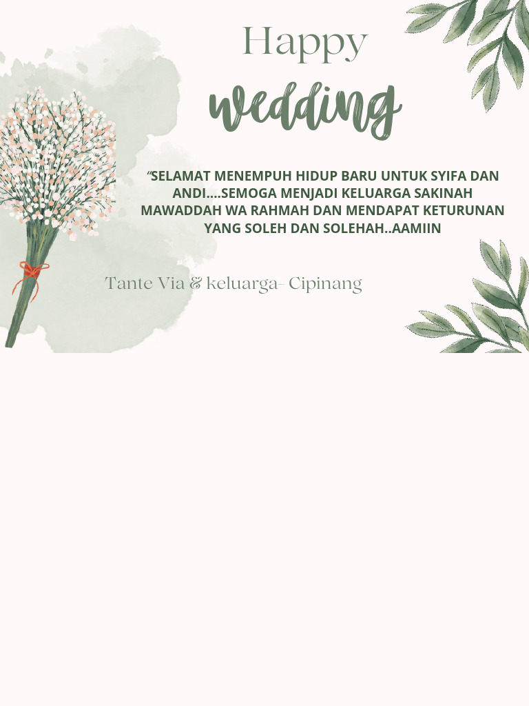 Pink Floral Farewell Card | PDF