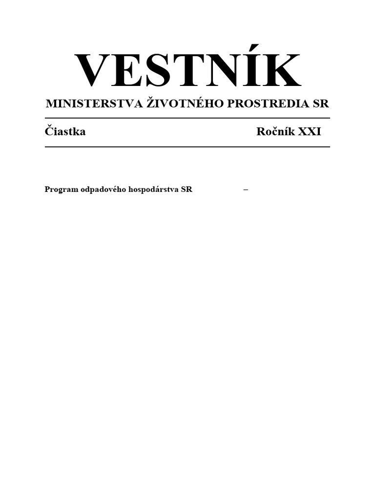 Poh SR 2021 2025 Vestnik | PDF