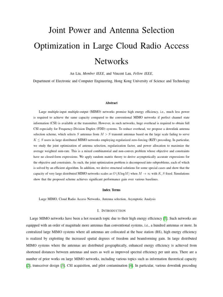 1energy Efficiency Optimization of 5G3 | PDF