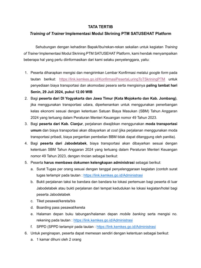 V2. Tata Tertib TOT Implementasi Modul Skrining PTM SATUSEHAT Platform ...