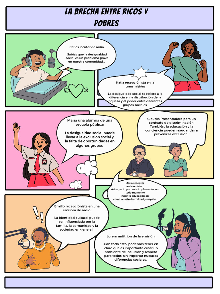 Documento A4 Pagina de Historieta Comic Ilustrativo Multicolor - 20240908 - 012810 - 0000 | PDF