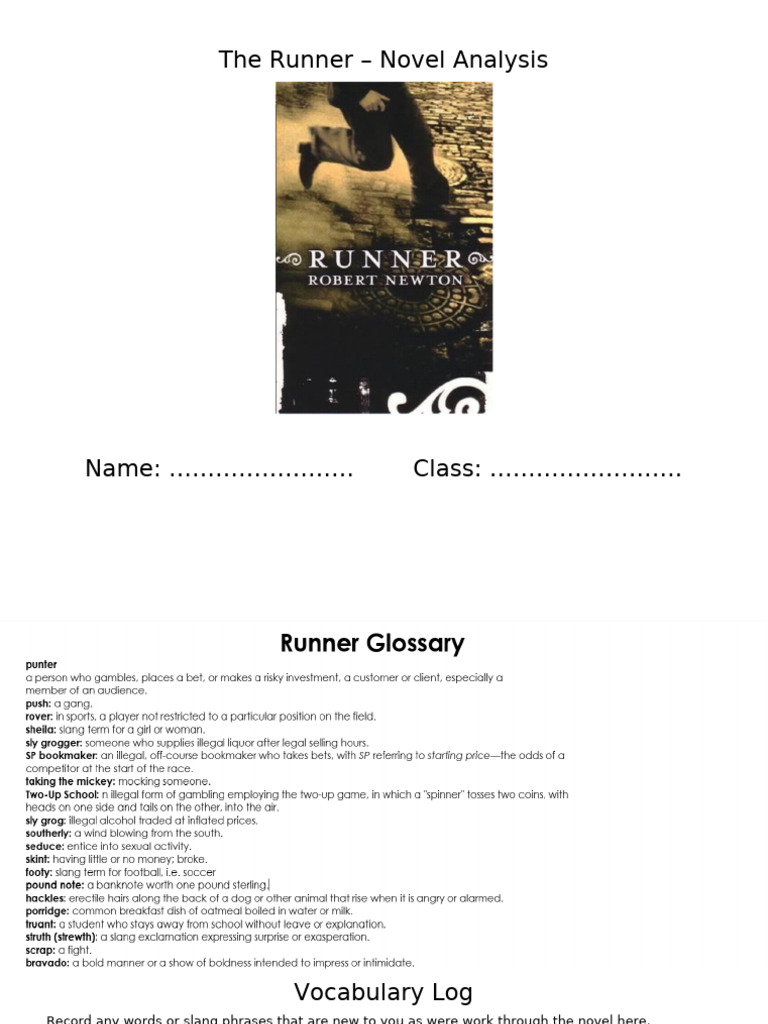 Analysis of "Runner" by Robert Newton | PDF | Psychological Trauma ...