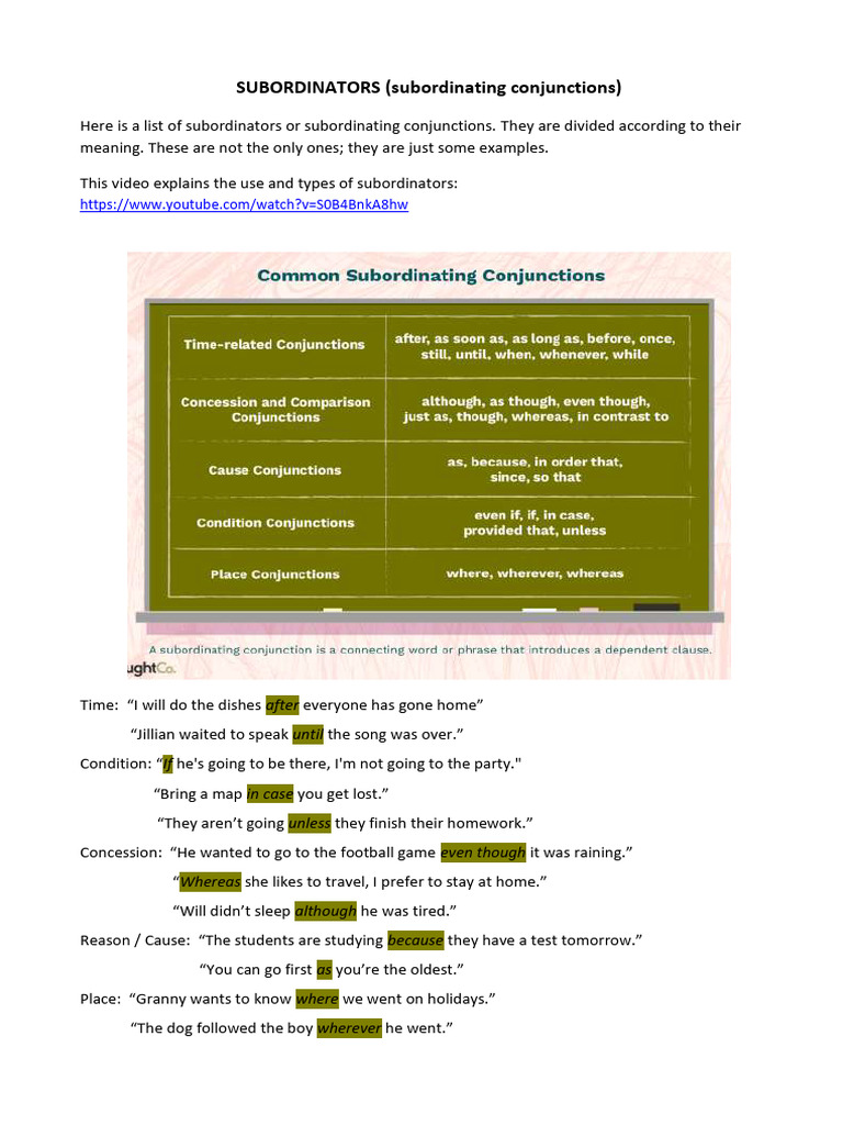 Subordinators | PDF