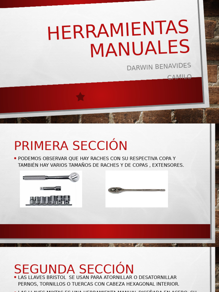 Herramientas manuales | PDF