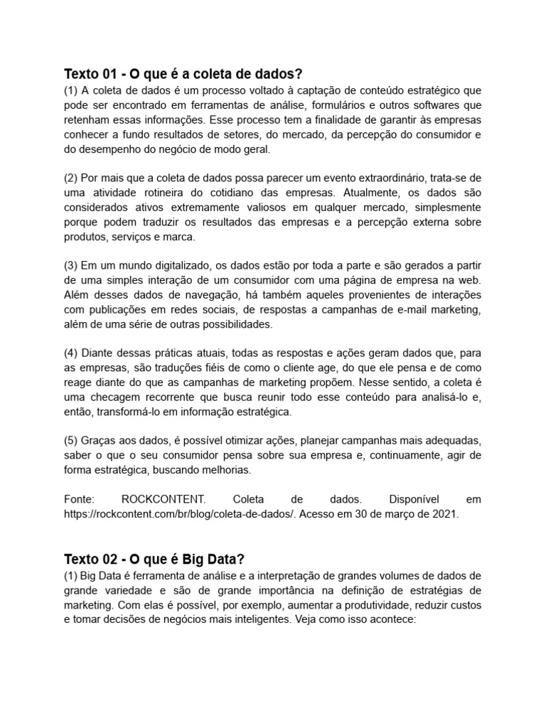 Textos - Big Data | PDF