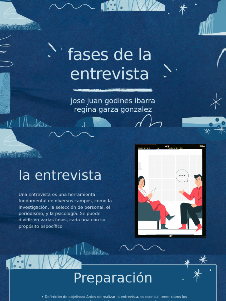 Fases de La Entrevista-3a - Regina y JJ | PDF
