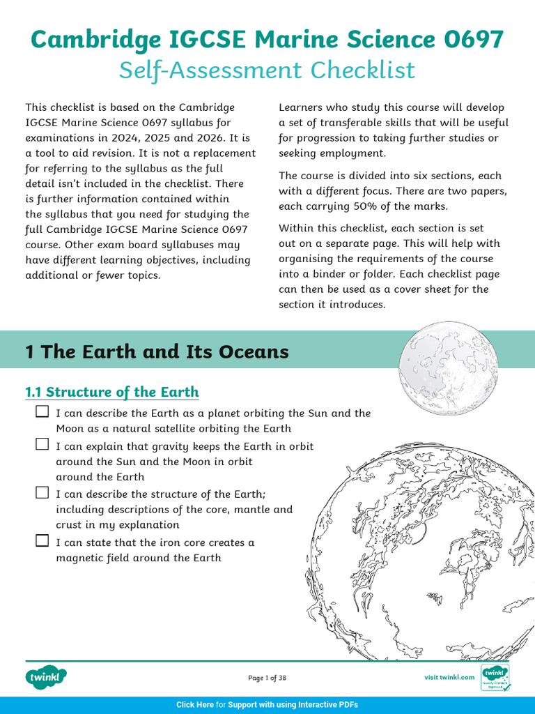 Igcse Marine Science Pdf