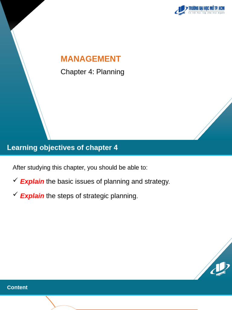 C4. Planning | PDF