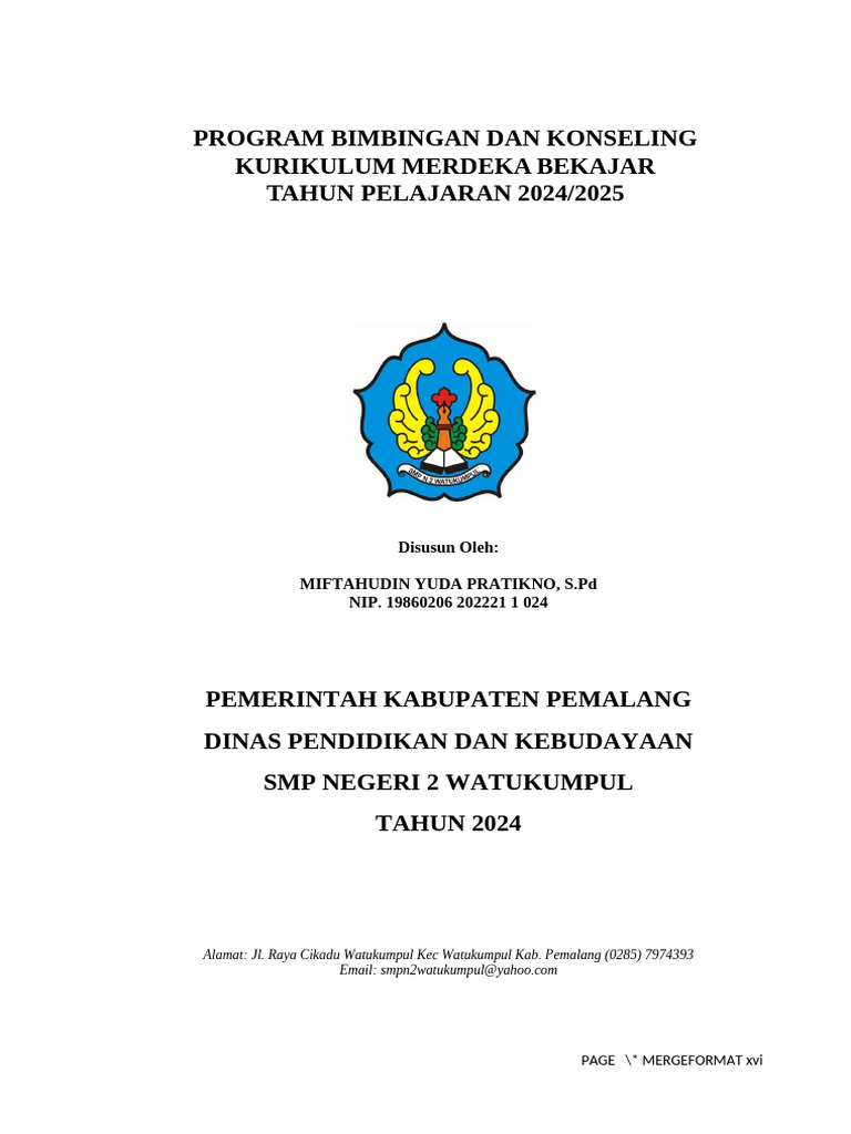 Yuda PROGRAM BK MERDEKA BELAJAR | PDF