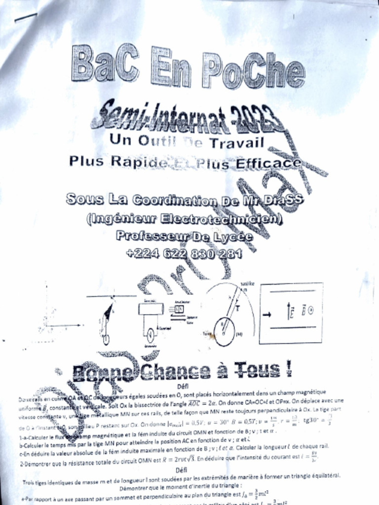 Physique BAC-1 | PDF