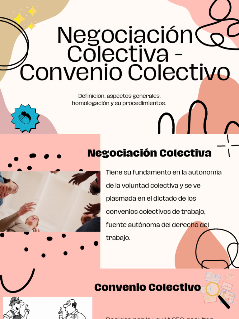 Negociación Colectiva - Convenio Colectivo | PDF | Acuerdo colectivo | Negocios