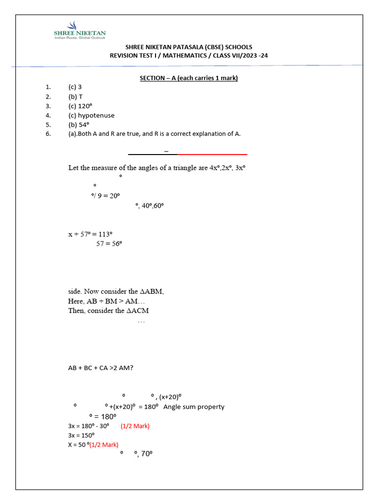 G7 RT1 Math Ak | PDF