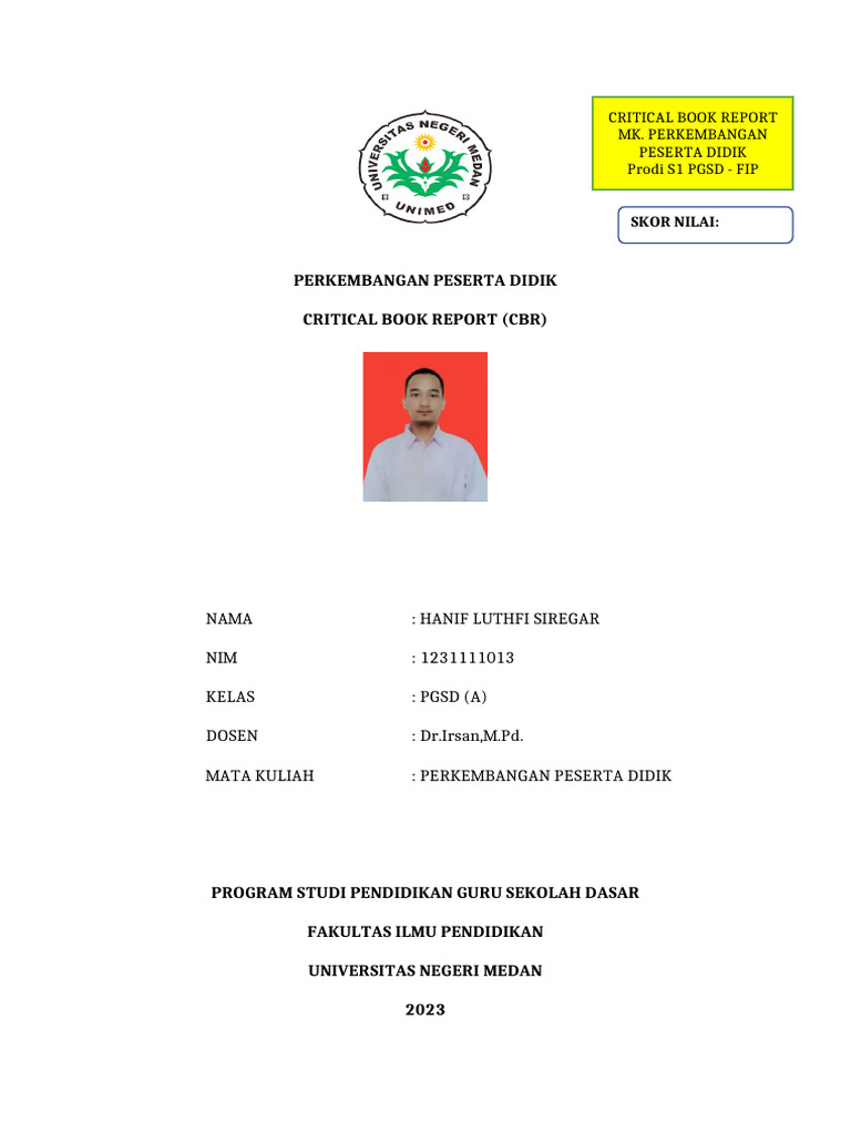 CBR PPD (Hanif Luthfi Siregar) | PDF | Language Varieties And Styles | Career & Growth