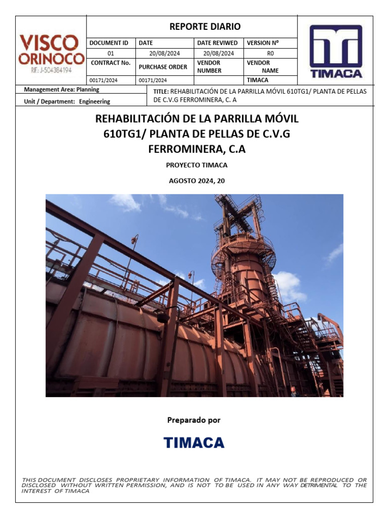 Reporte de avance 20-08-2024 | PDF
