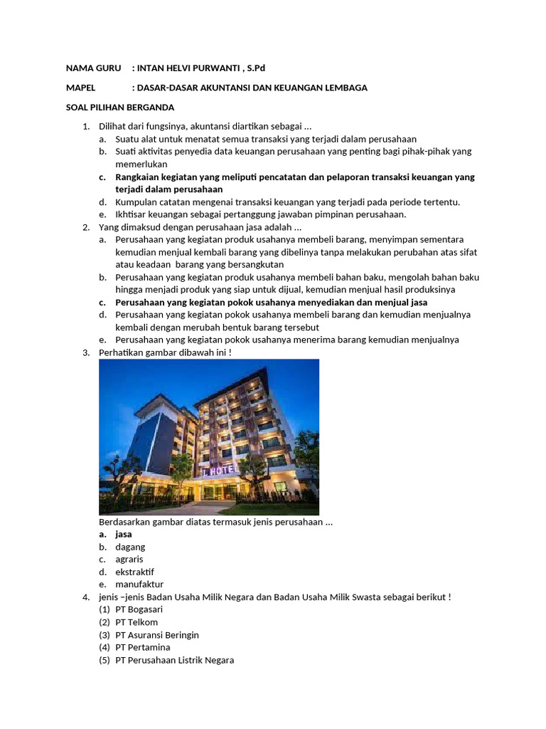 Dasar Akuntansi 10 Akl | PDF