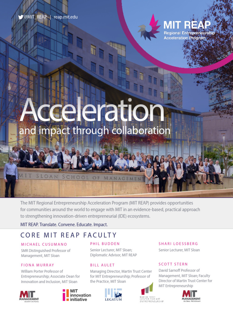 DNR Online Course MIT REAP Brochure Acceleration | PDF