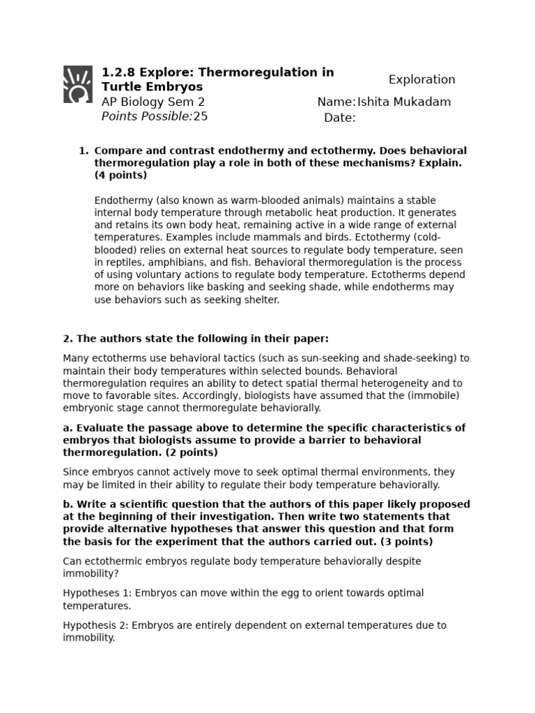 Explore Unit 1 AP Biology | PDF