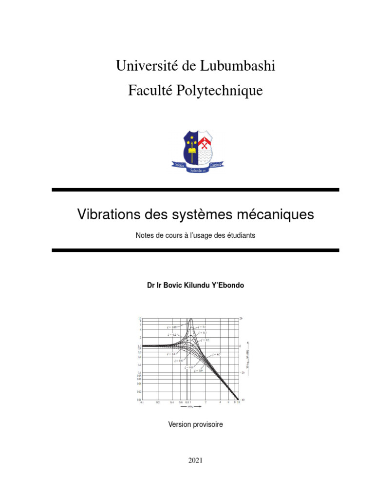 Vibrations mécaniques | PDF