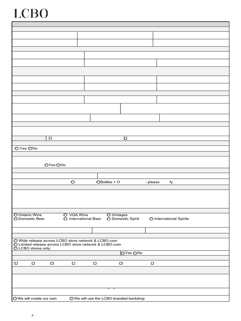 LCB 2450 Celebrity Appearance Application Form | PDF