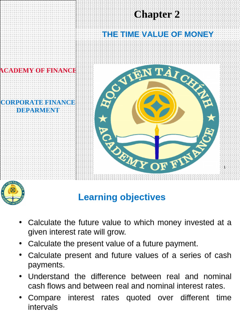 S.Chapter 2. The Time Value of Money - GV | PDF