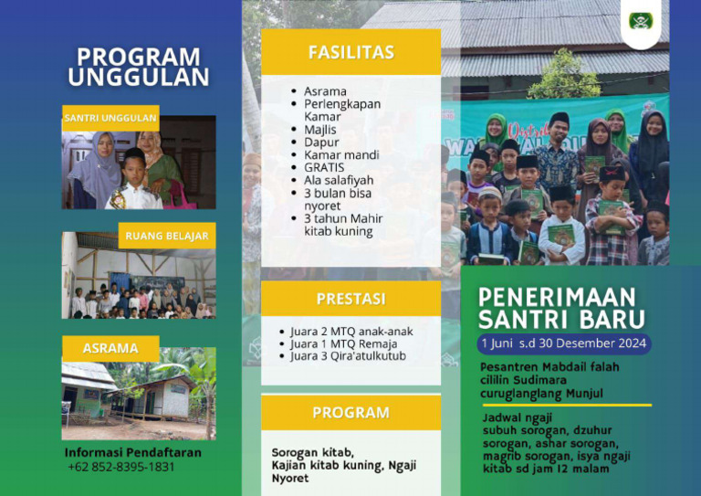 Brosur Pondok Mahpud | PDF