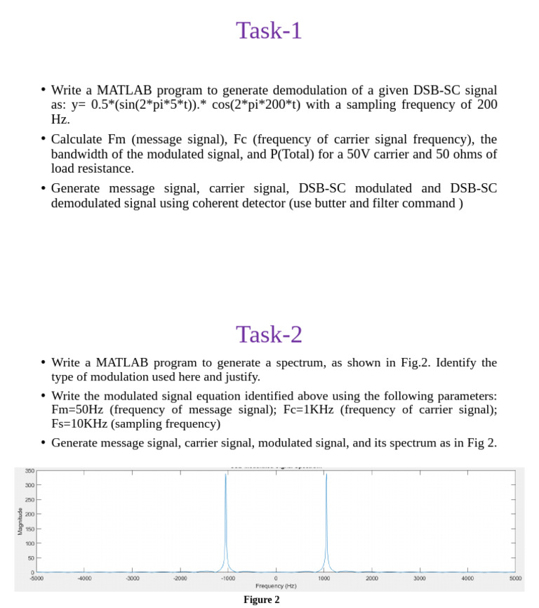 Comm Lab-2 - P1 | PDF