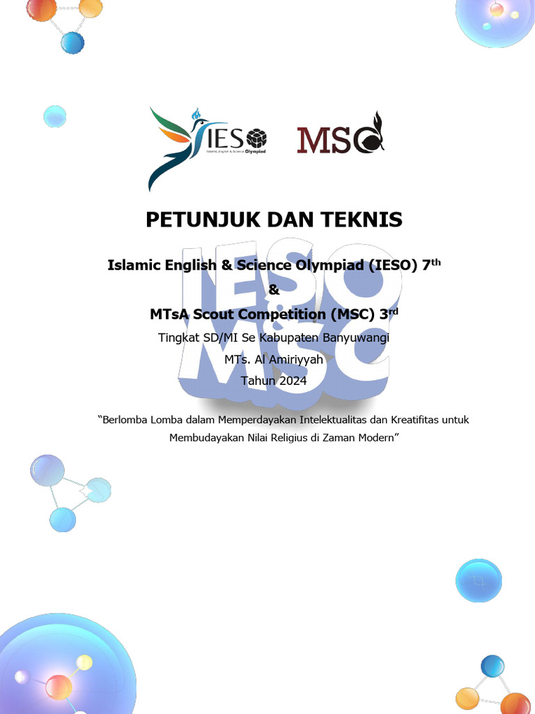 IESO 2024: Kompetisi Pelajar Banyuwangi | PDF