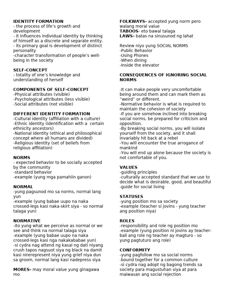 Personal Development | PDF | Identity (Social Science) | Human Rights