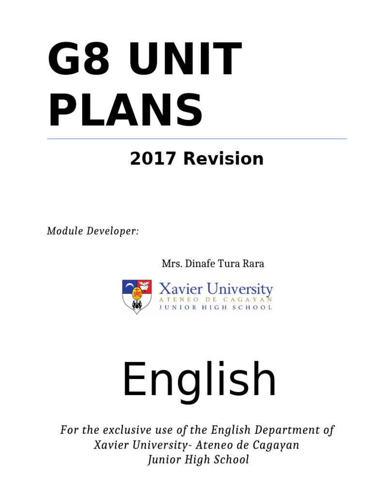 Unit 2 IPP Plan 2017 FINAL | PDF