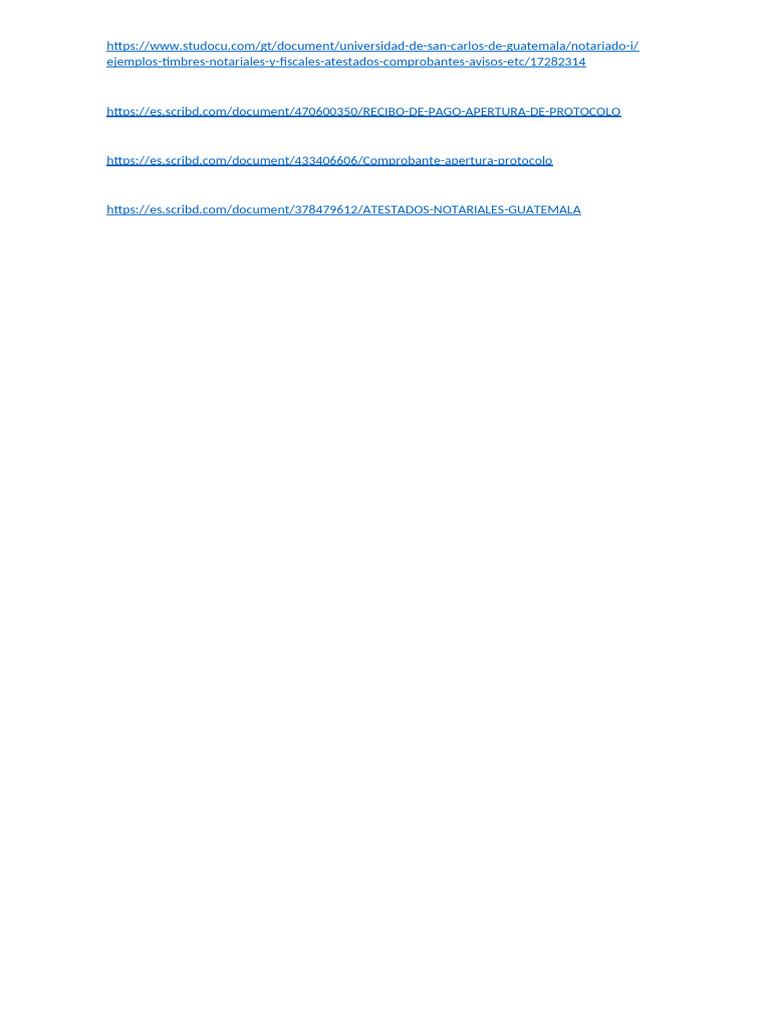 Indice Protocolo | PDF