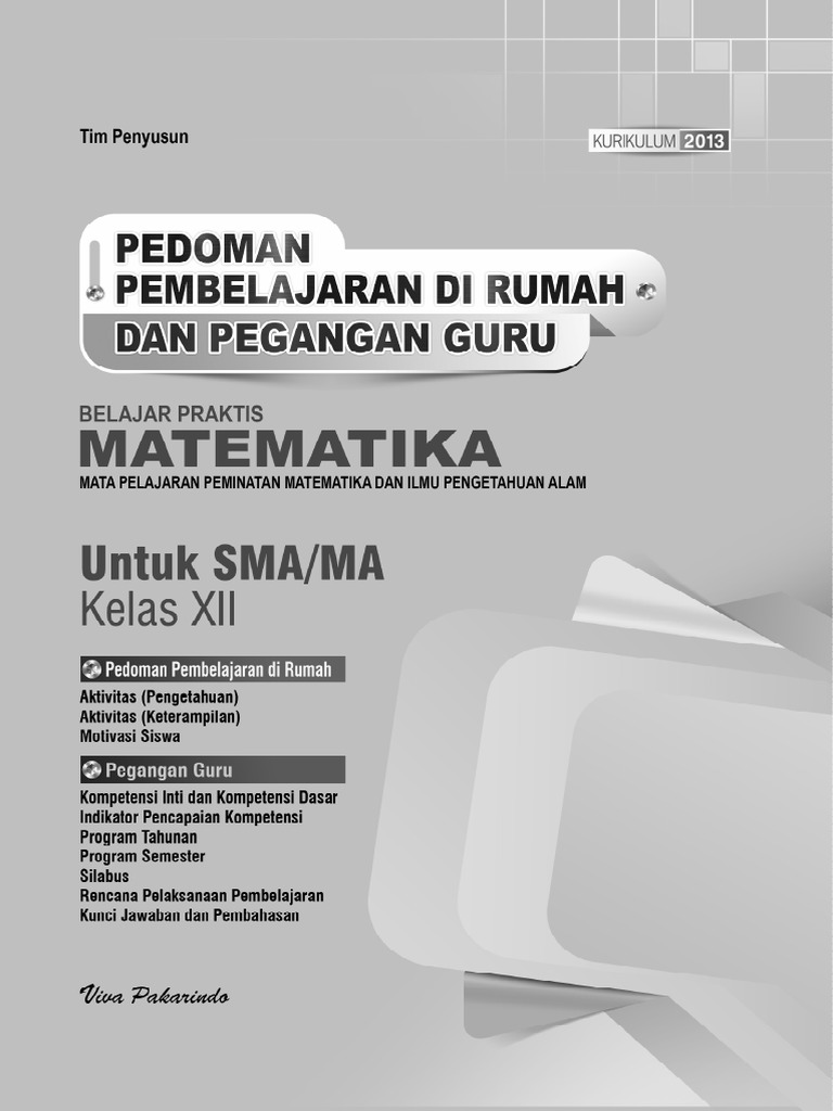 PG Matematika Xii (Peminatan) | PDF