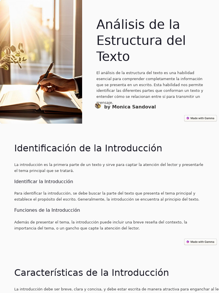 Analisis de La Estructura Del Texto | PDF