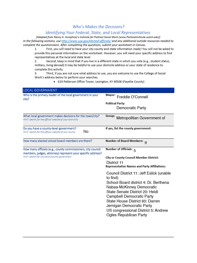 SW 630 Module 2 Assignment Worksheet | PDF