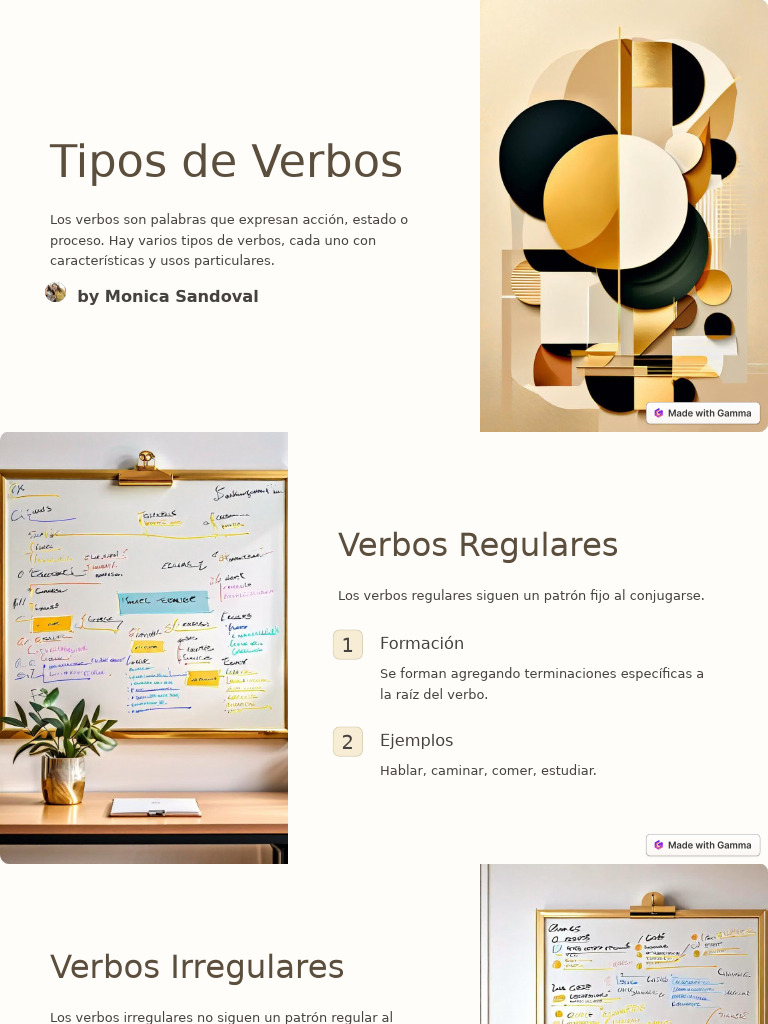 Tipos de Verbos | PDF