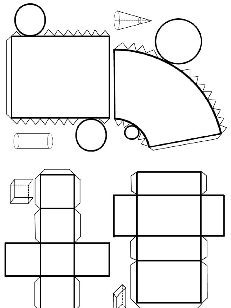Soliddo Geometricos para Montar | PDF