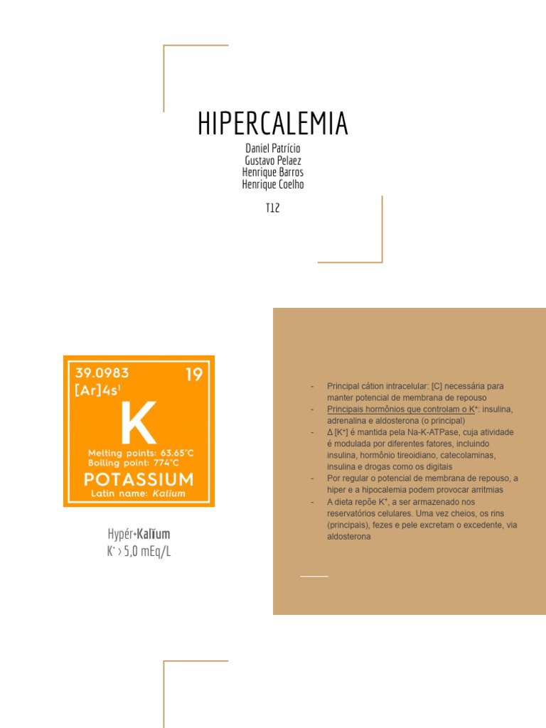 HIPERCALEMIA | PDF