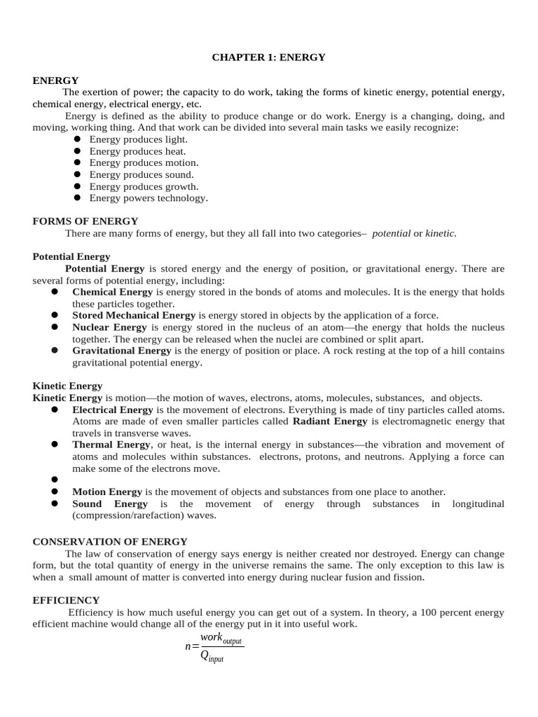 Energy and Introduction To Redox | PDF | Redox | Chemical Reactions